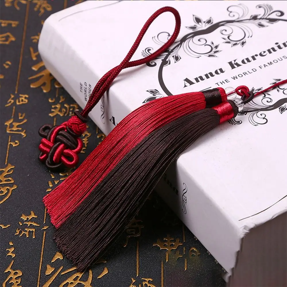 Chinese-Ethnic-Style-Two-Color-Tassel-Auspicious-Knot-Handmade-Craft ...