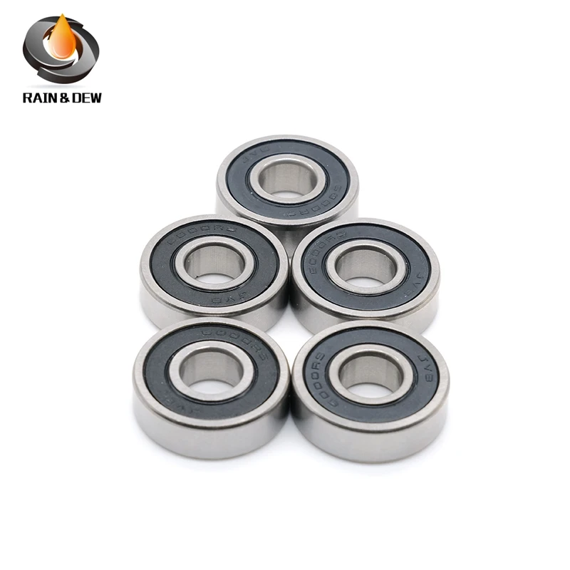 5Pcs-6001RS-Stainless-Steel-Bearing-12x28x9-mm-ABEC-7-440C-Deep-Groove ...