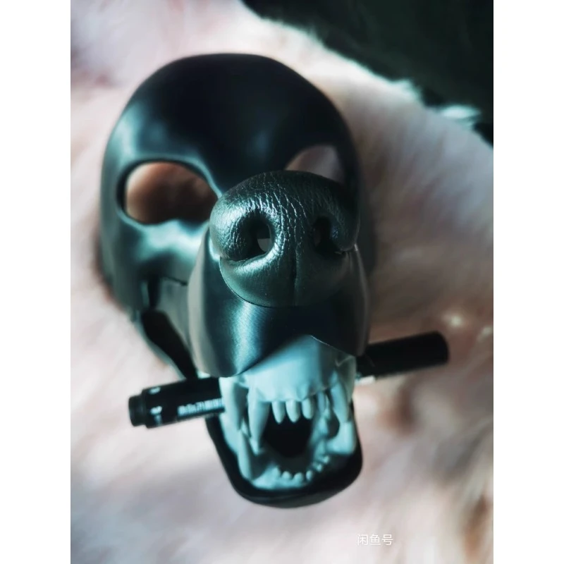 Animal-Costume-Collaboration-Realistic-Canine-Skull-Animal-Costume-Fur ...
