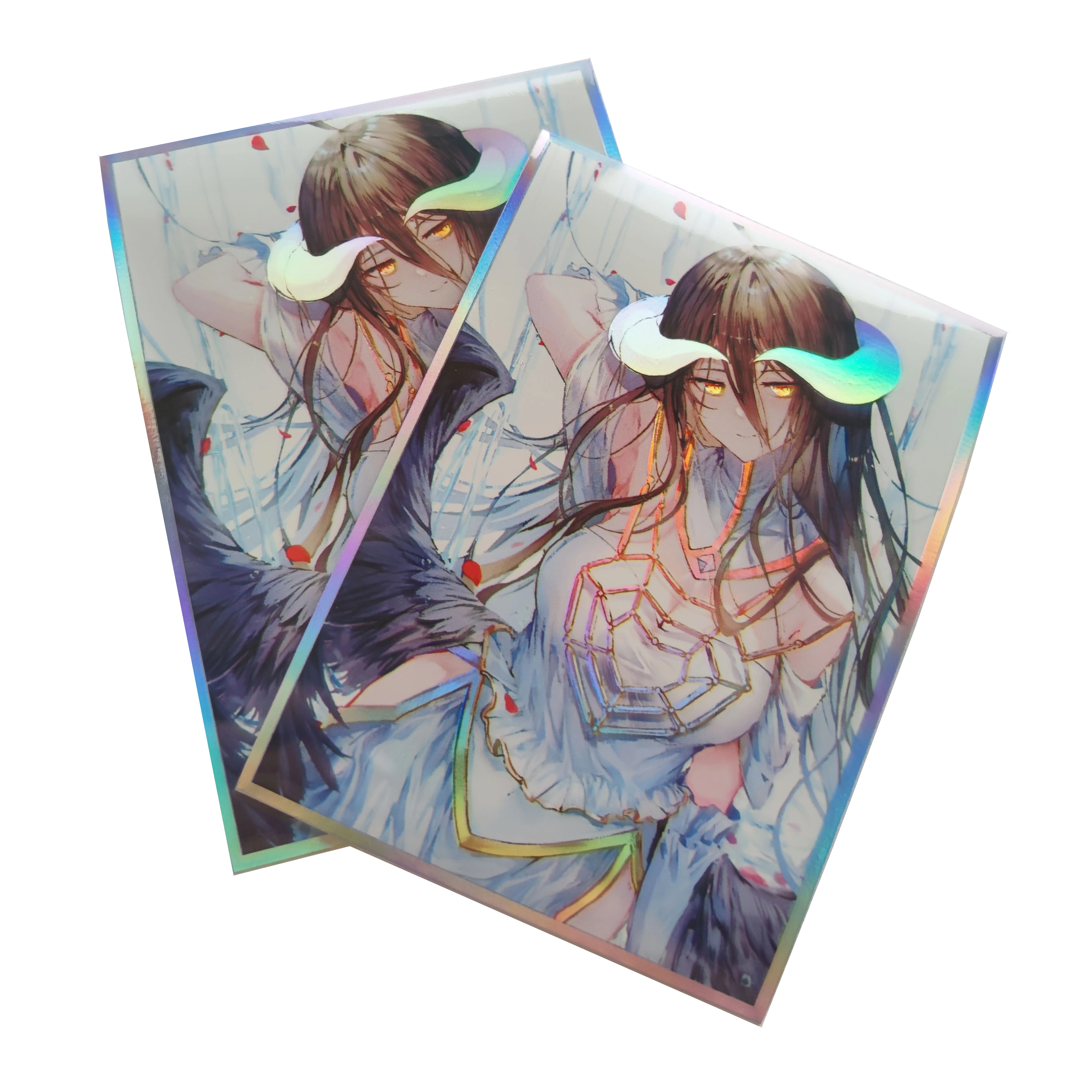 67x92mm 60pcs Holographic Sleeves Pkm Cards Loader Anime Protector ...