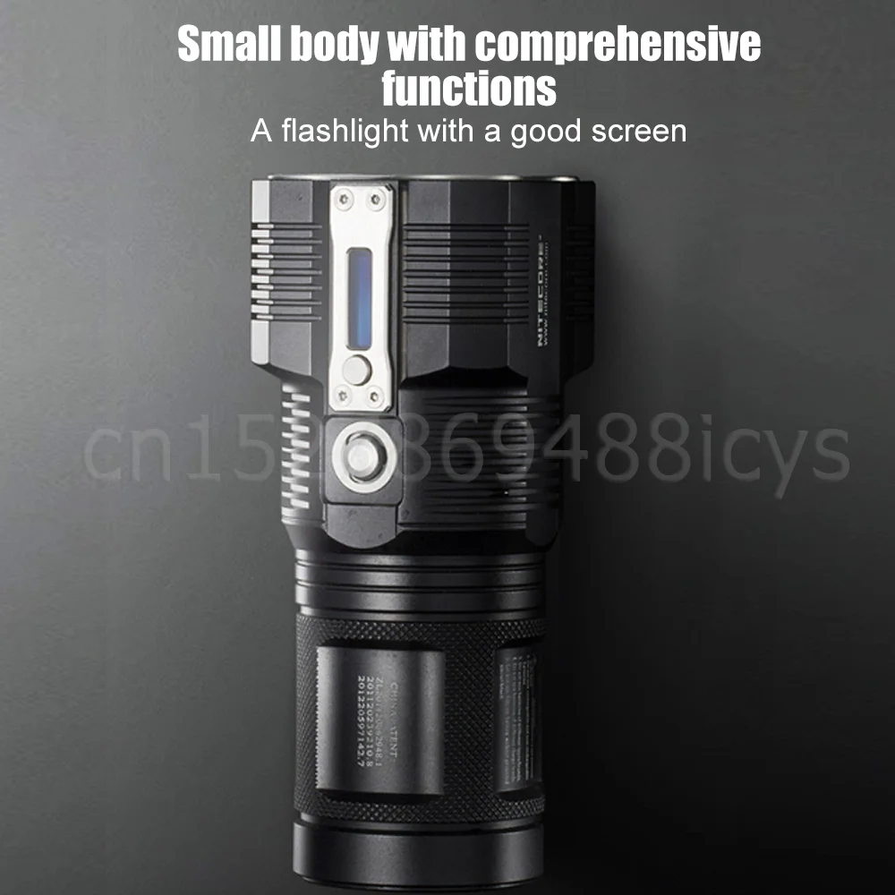 2022 nitecore TM28 6000 Lumens CREE XHP35 HI 4LED Rechargeable Hight Light Flashlight FOR Gear ...