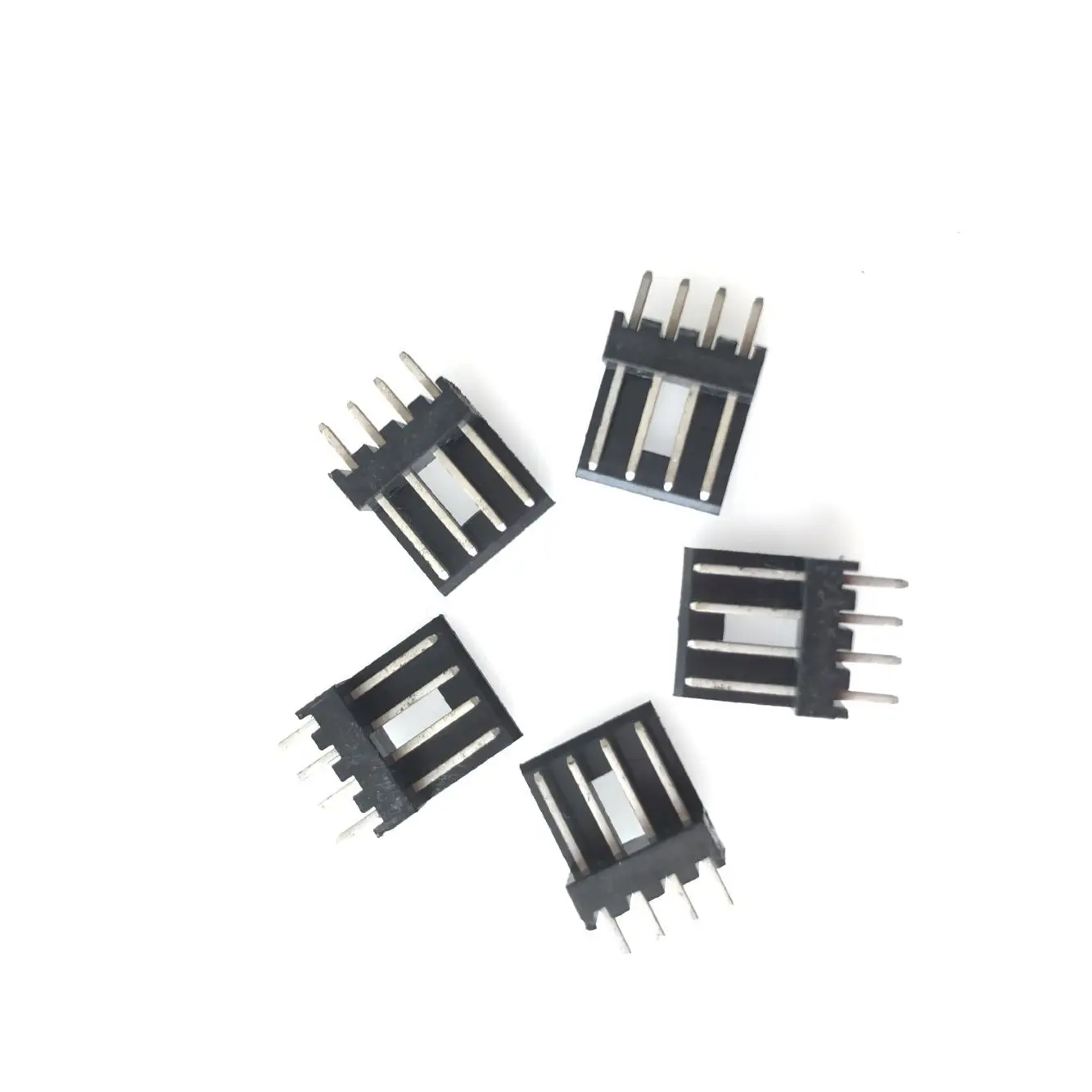 10pcs/lot Pc 4pin Fdd Floppy Male Plug Socket Diy Terminal 2.55mm Space ...