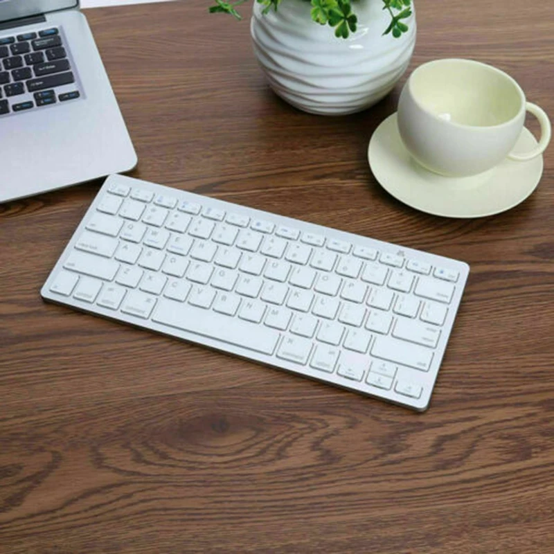 Slim-Wireless-bluetooth-compatible-Keyboard-For-Apple-iMac-iPad-Android ...