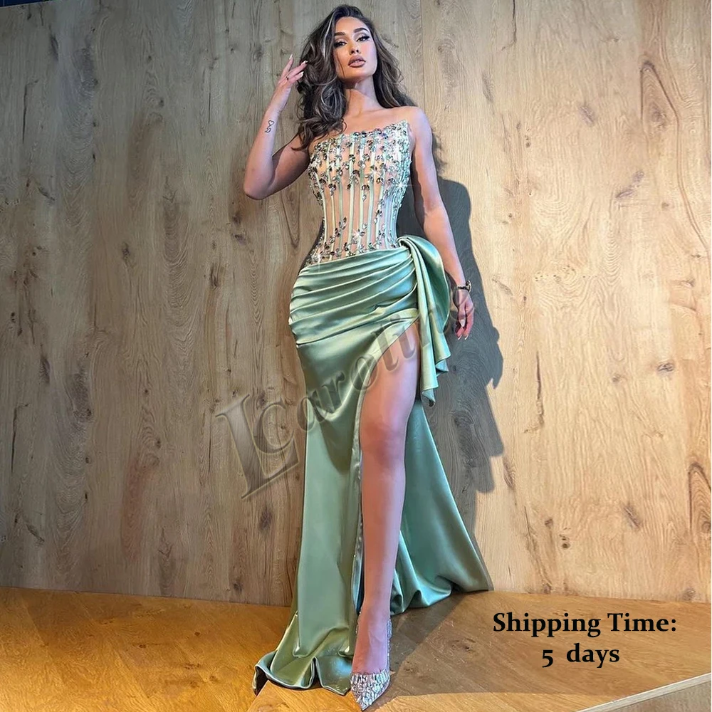 Caroline-Modern-Crystals-Satin-Dresses-For-Dancing-Parties-Side-Slit-Floor-Length-Sleeveless ...