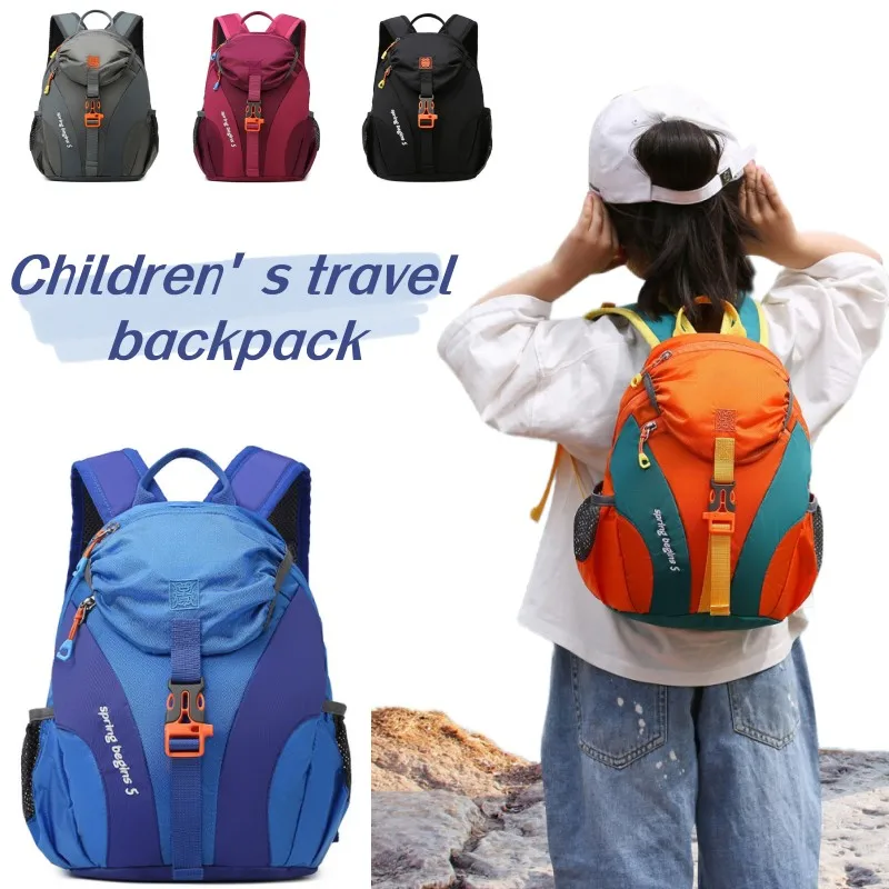 Kids-Outdoor-Hiking-Backpack-Lightweight-Nylon-Waterproof-School-Bag ...