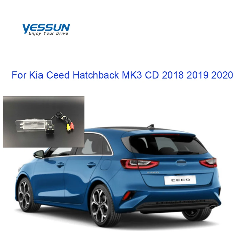 Yessun-rear-view-camera-For-Kia-Ceed-Hatchback-MK3-CD-2018-2019-2020-HD ...