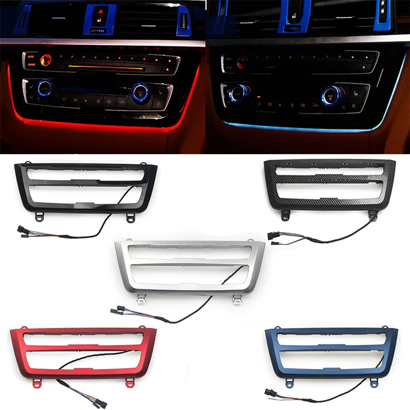 Car-Inner-Air-Condition-A-C-Panel-LED-Lighting-Ambient-Light-For-BMW-3 ...