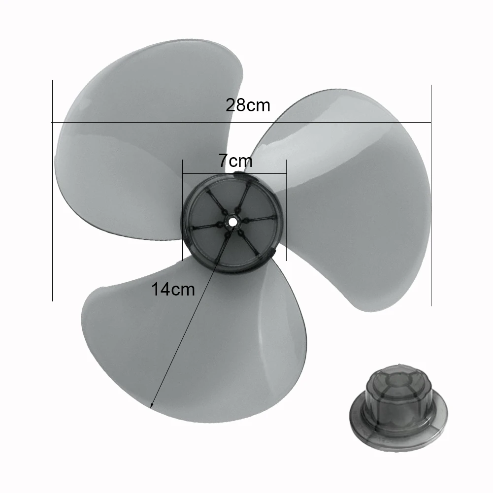10inch-Fan-Blade-3-Leaves-Plastic-Trefoil-Stand-Desk-Fan-Fanner-Leaves ...