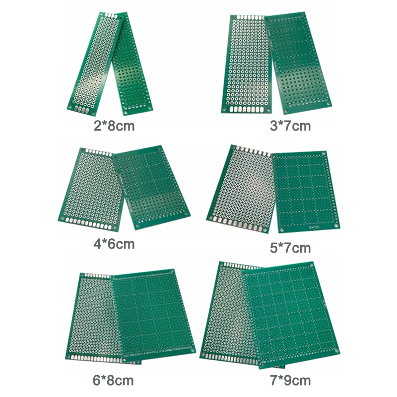 2x8 3x7 4x6 5x5 5x7 5x10 6x8 7x9 7x10 Single Side Prototype DIY ...
