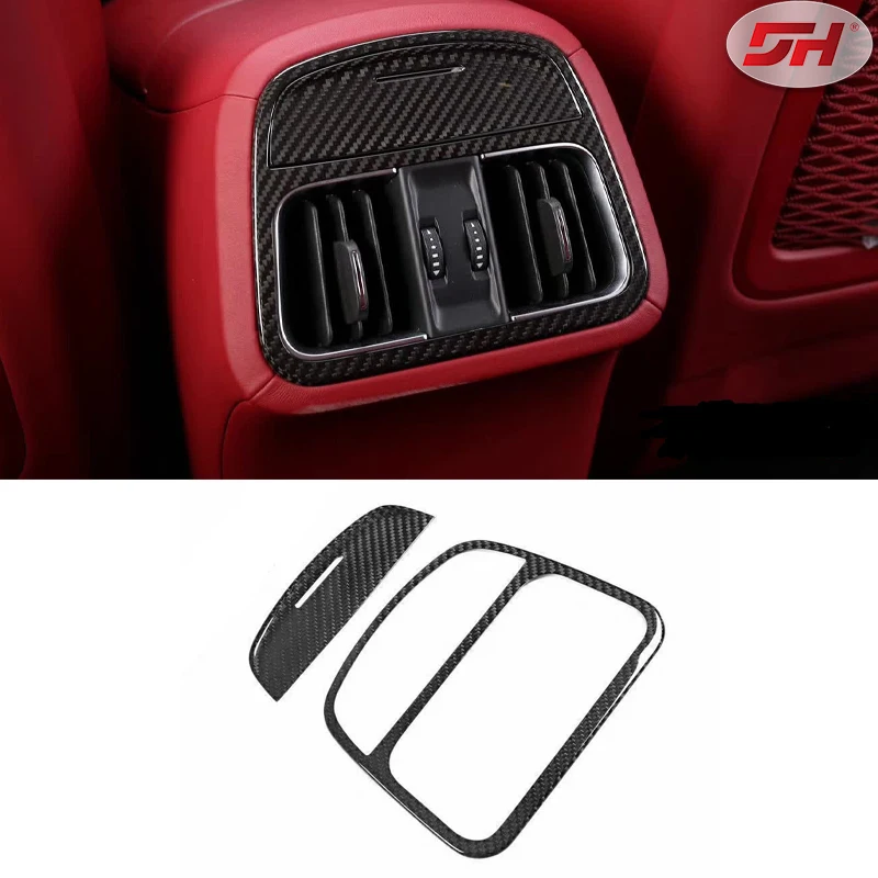 2pcs-Car-Carbon-Fiber-Rear-Air-Conditioner-Air-Outlet-FOR-Maserati ...