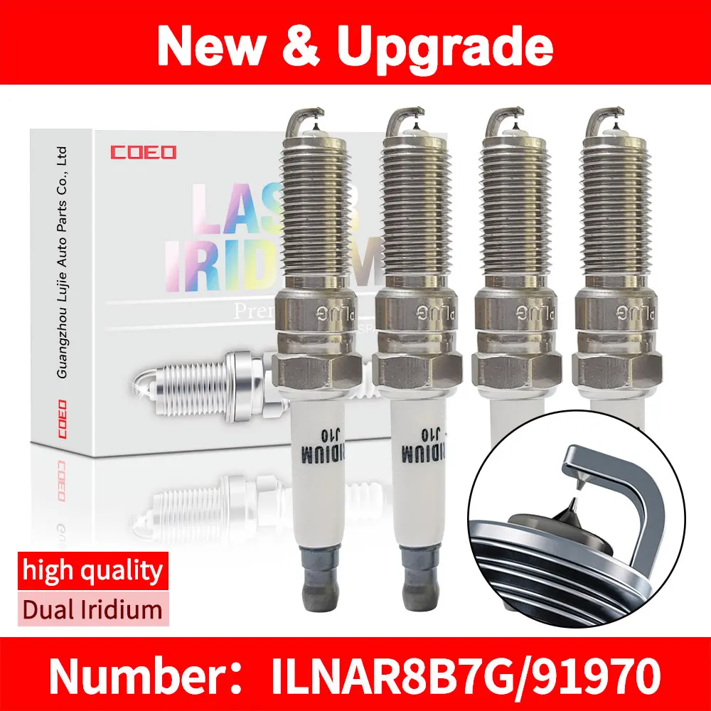 Voor NGK Dual Iridium Bougies ILNAR8B7G 91970 voor MG GS HS ZS MG5 MG6 ...