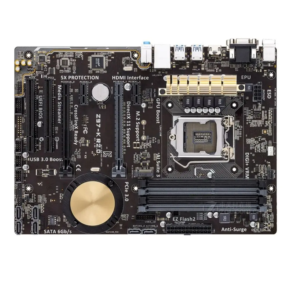 For-Z97-K-R2-0-Desktop-Motherboard-Z97-Socket-LGA-1150-i3-i5-i7-DDR3 ...