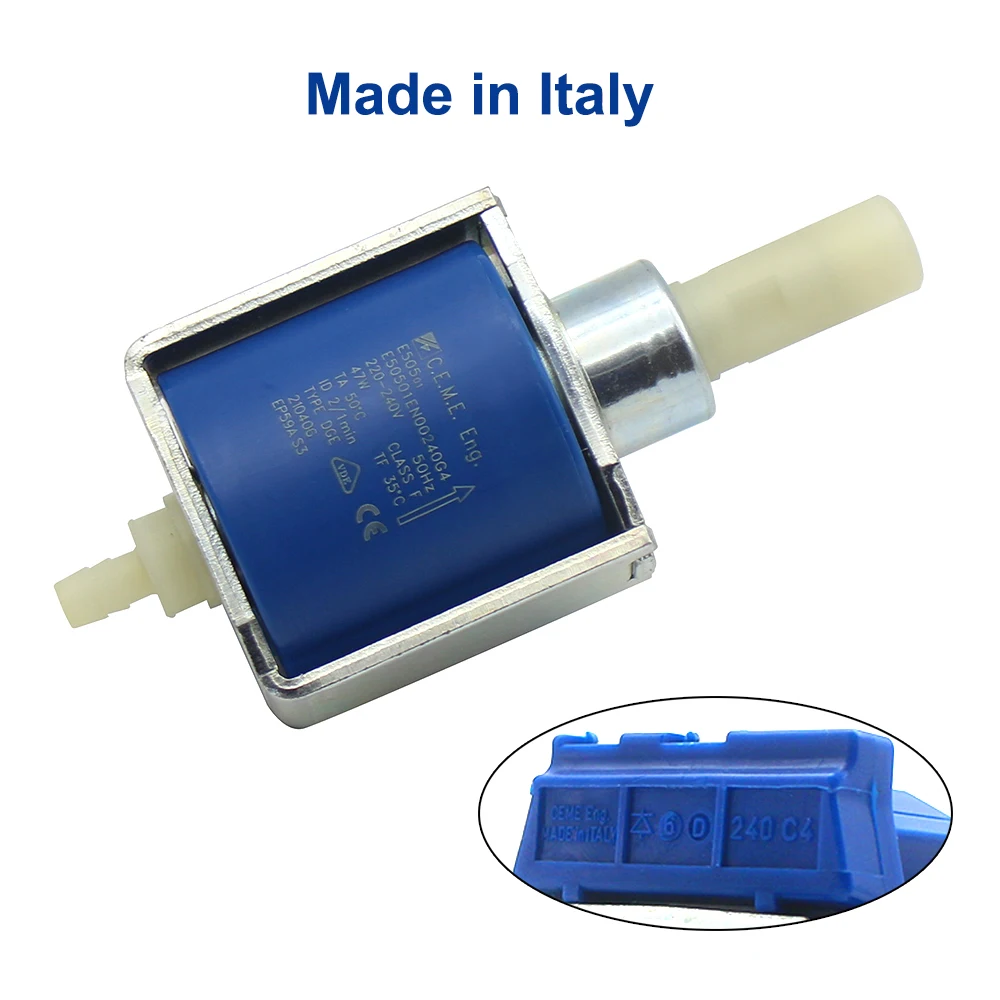 CEME E505 AC 220 - 240V 47W 14.5 Bar Solenoid Water Pump ...