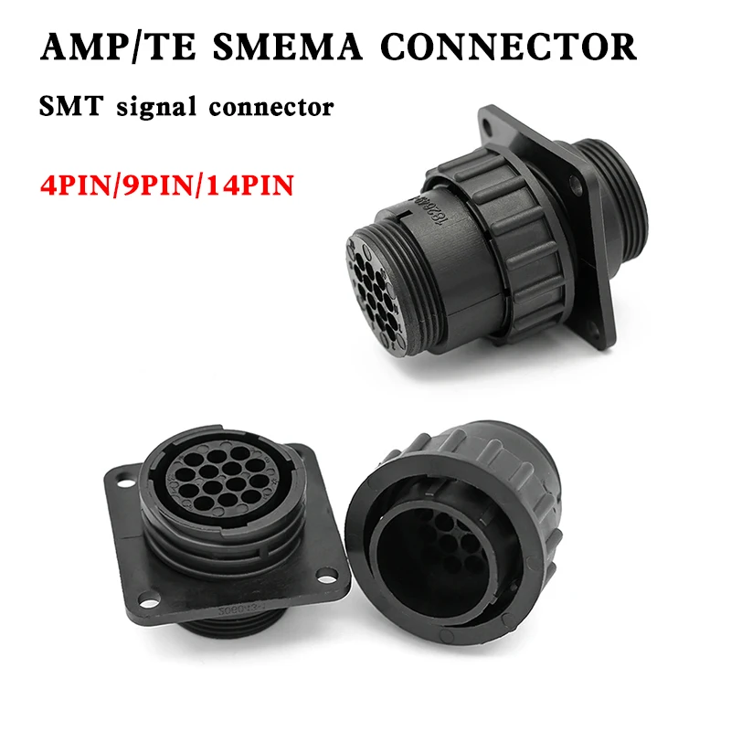 1-5-20-Sets-AMP-TE-SMEMA-Connector-4Pin-9pin-14PIN-182649-1-Plug-206043 ...