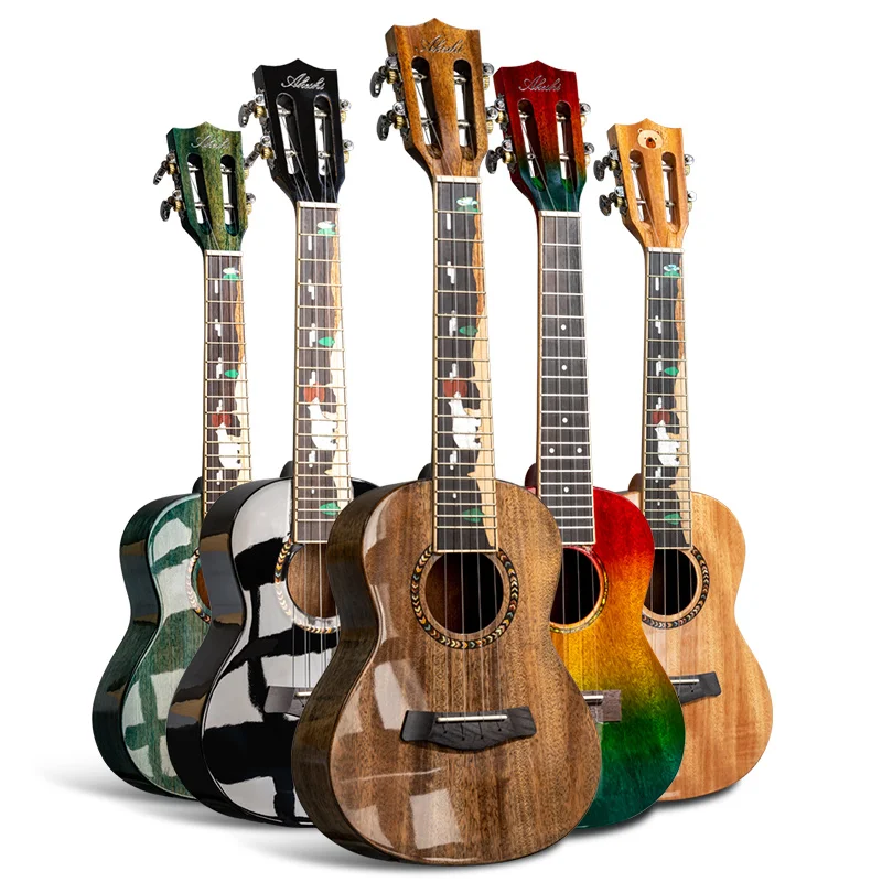 Música aprender kit ukulele real 23 Polegada ukulele meninas iniciante ...