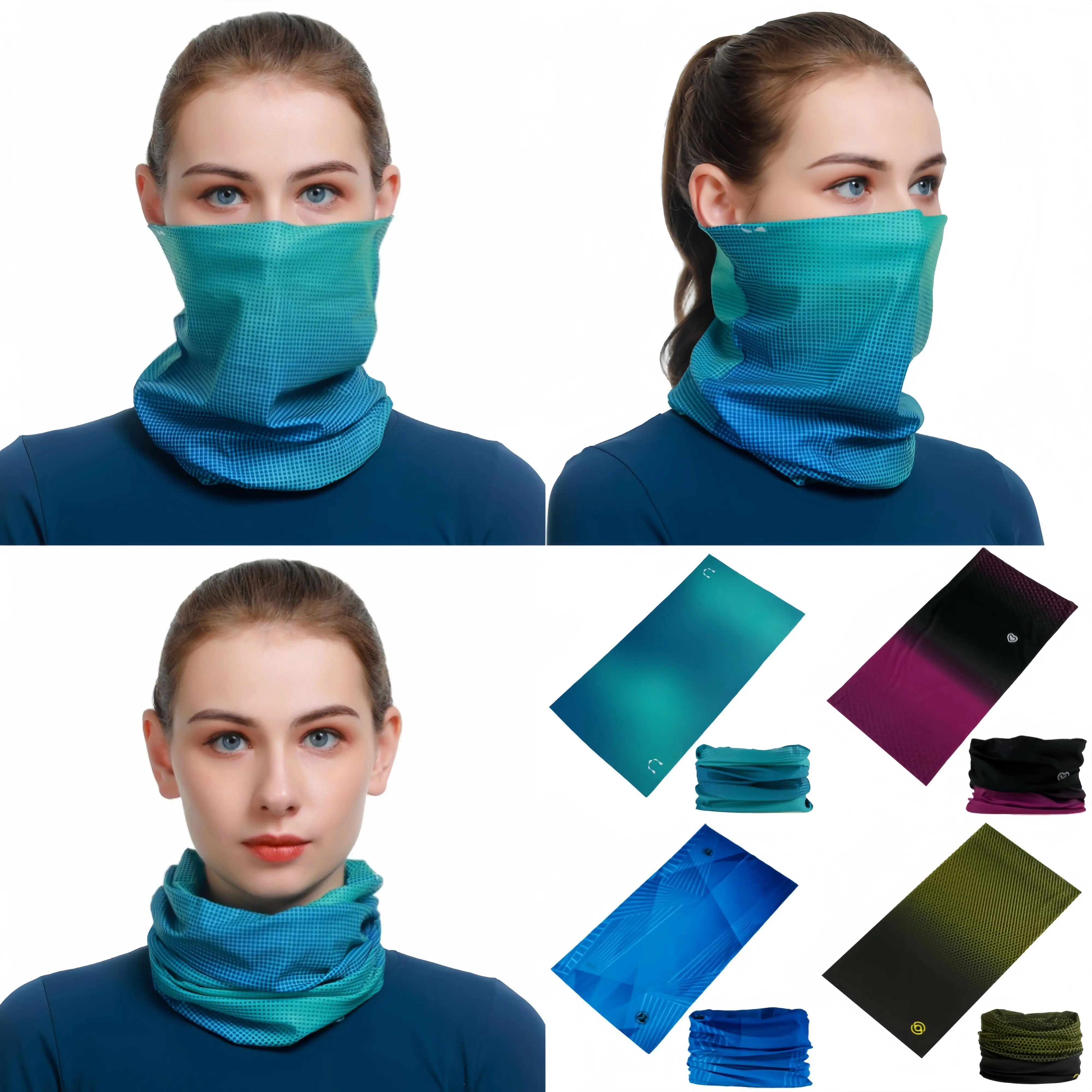 2024-New-Design-Gradient-Color-Turban-For-Woman-Man-UV-Protection ...