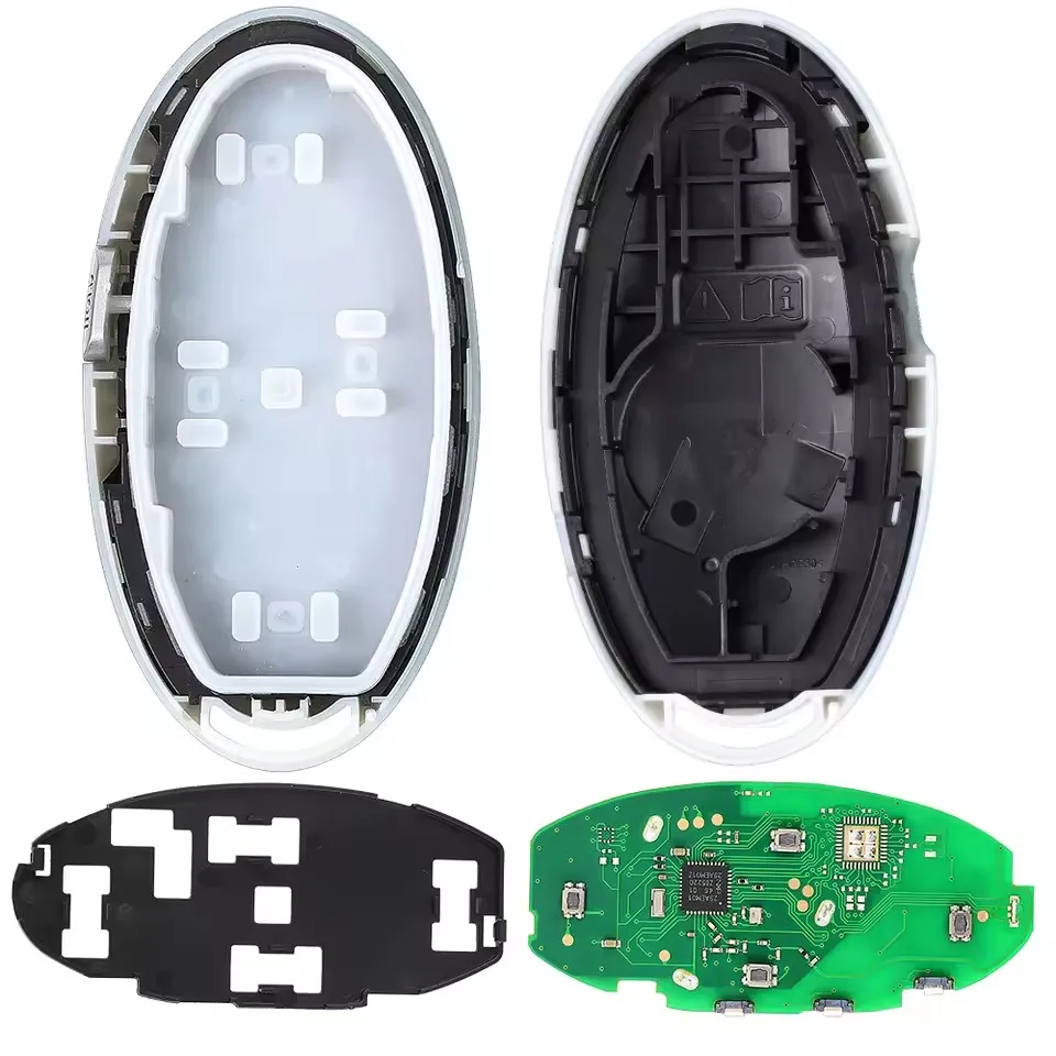 KEYECU Replacement Smart Proximity Remote Key FOB 4Button 433MHz 6A ...