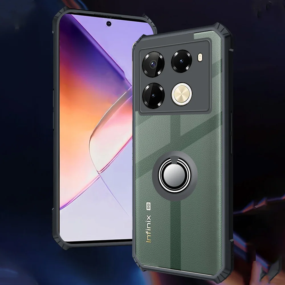 Note40Pro-Case-Clear-Acrylic-TPU-Frame-Back-Cover-For-Infinix-Note-40 ...