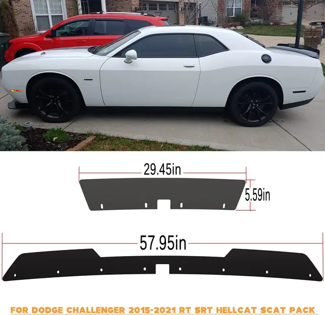 Hellcat Scat Pack Spoiler Bonbo Rear WickerBill Spoiler For Dodge ...