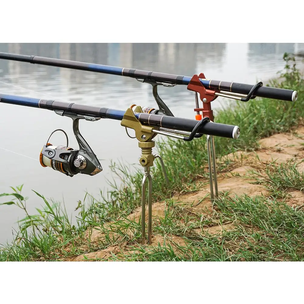 Fishing-Rod-Ground-Stand-Rack-Angle-Adjustable-Fishing-Rod-Bracket ...
