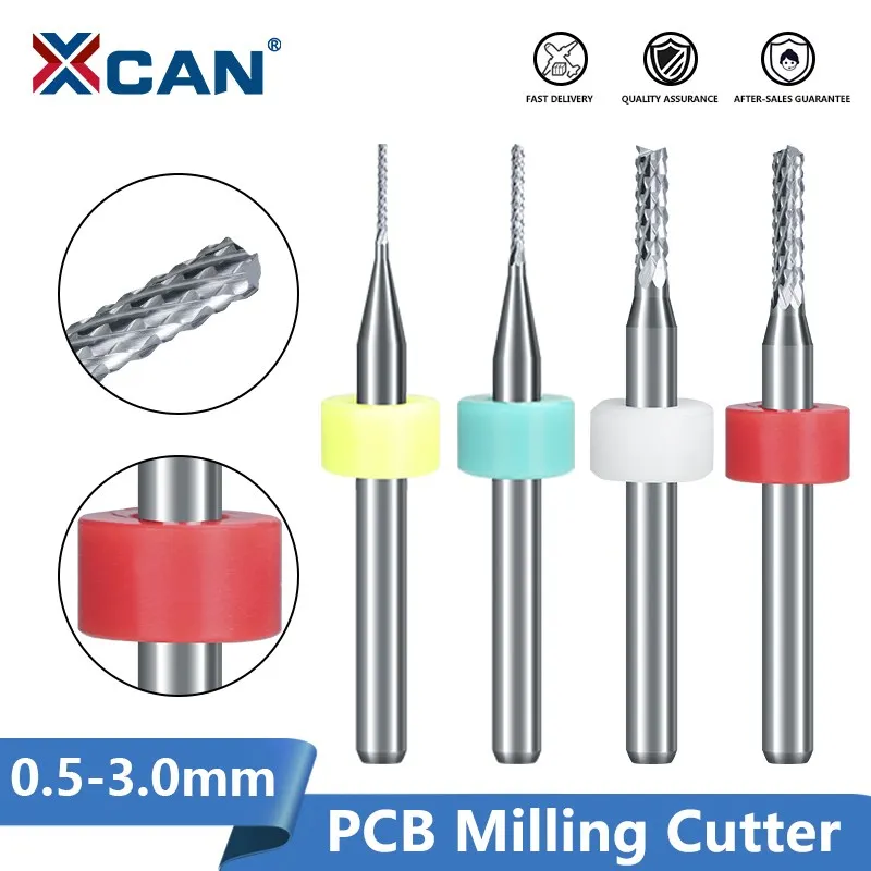 XCAN-Corn-Engraving-Cutter-0-5-3-0mm-Carbide-End-Milling-Cutter-CNC ...