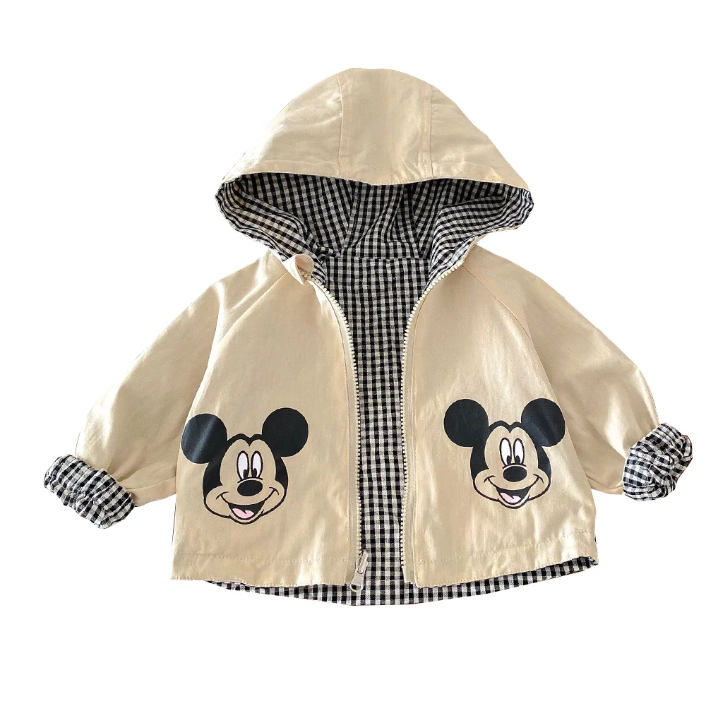 Chaqueta con estampado de Mickey Mouse para niños, Blazer de dibujos ...