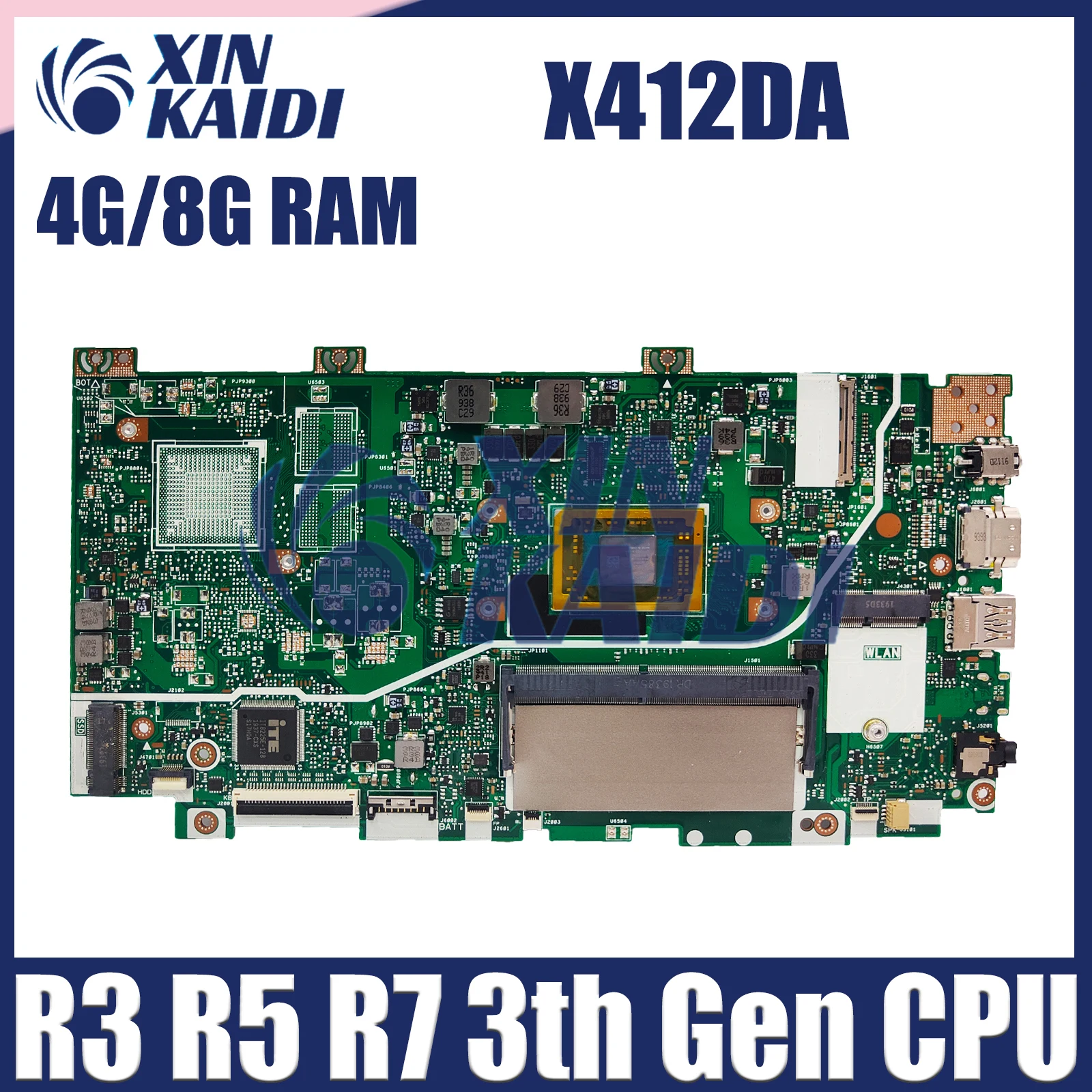 Computer-Mainboard-For-ASUS-X412DK-X412D-X412DA-A412D-F412D-Laptop ...
