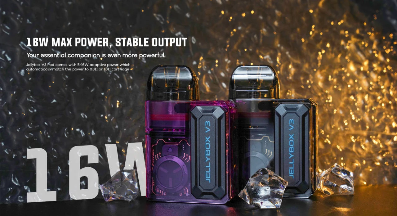 Original Rincoe Jellybox V3 Pod Kit 750mAh Battery 16W With 3ML Empty V Cartridge 0.8ohm ...