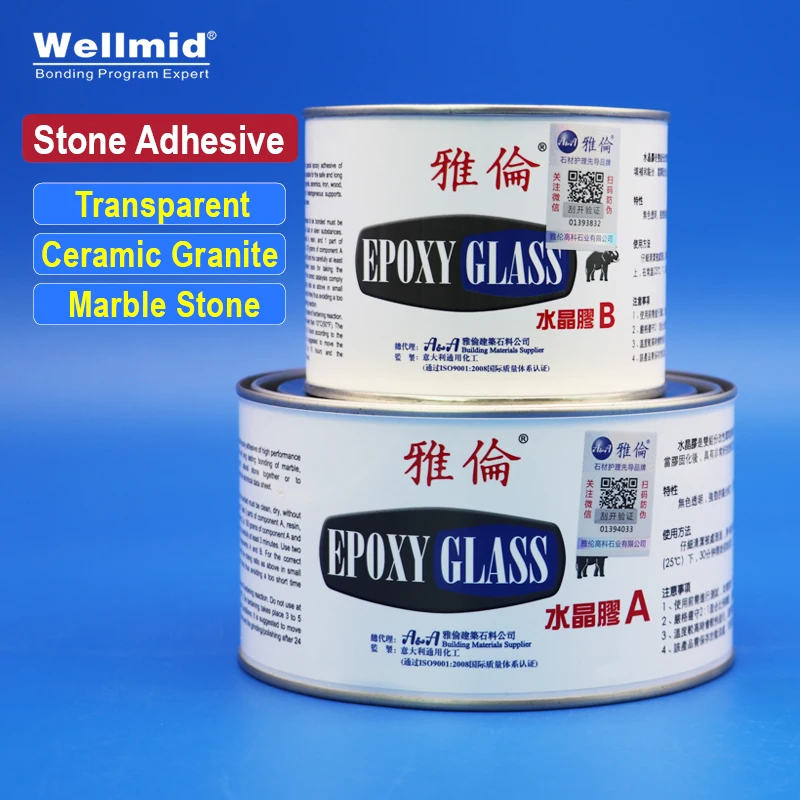Stone Glue EPOXY GLASS Adhesive Bonding Ceramic Granite Marble Natural ...
