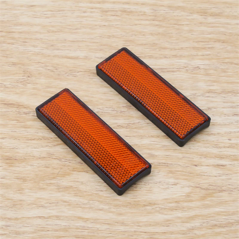 1 Pair Plastic Motorcycle Front Fork Leg Reflective Reflector For ...