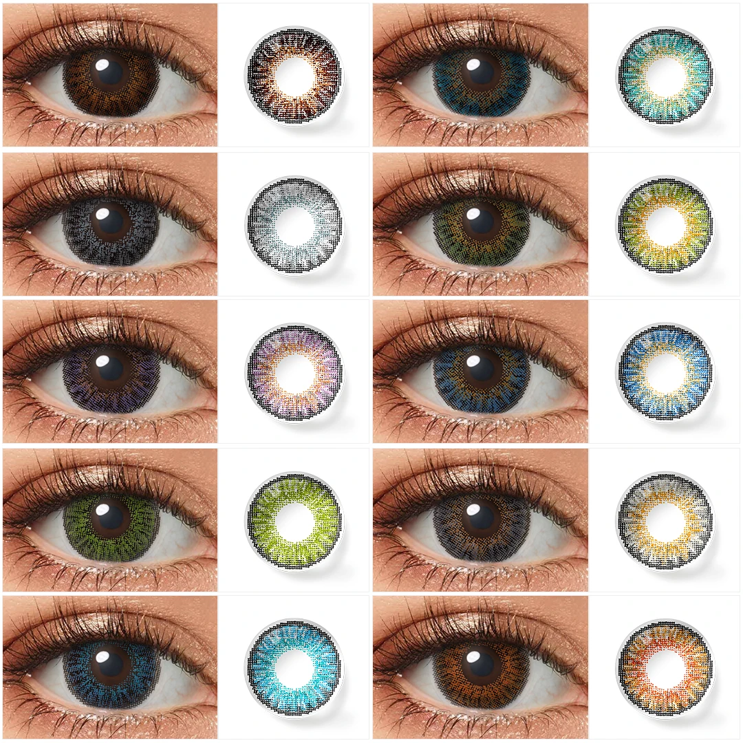 Magister Contact Lenses For Women Makeup 3 Tone Contact Lenses For Eyes ...