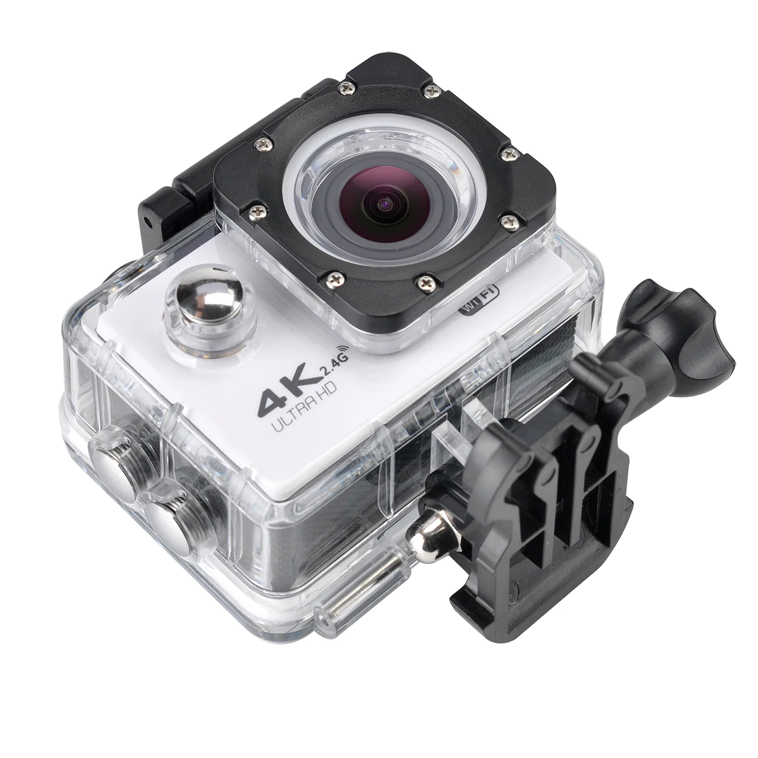 Rose-Avec bâton de carte de sac-Mini Caméra d'Action 4K Ultra HD ...