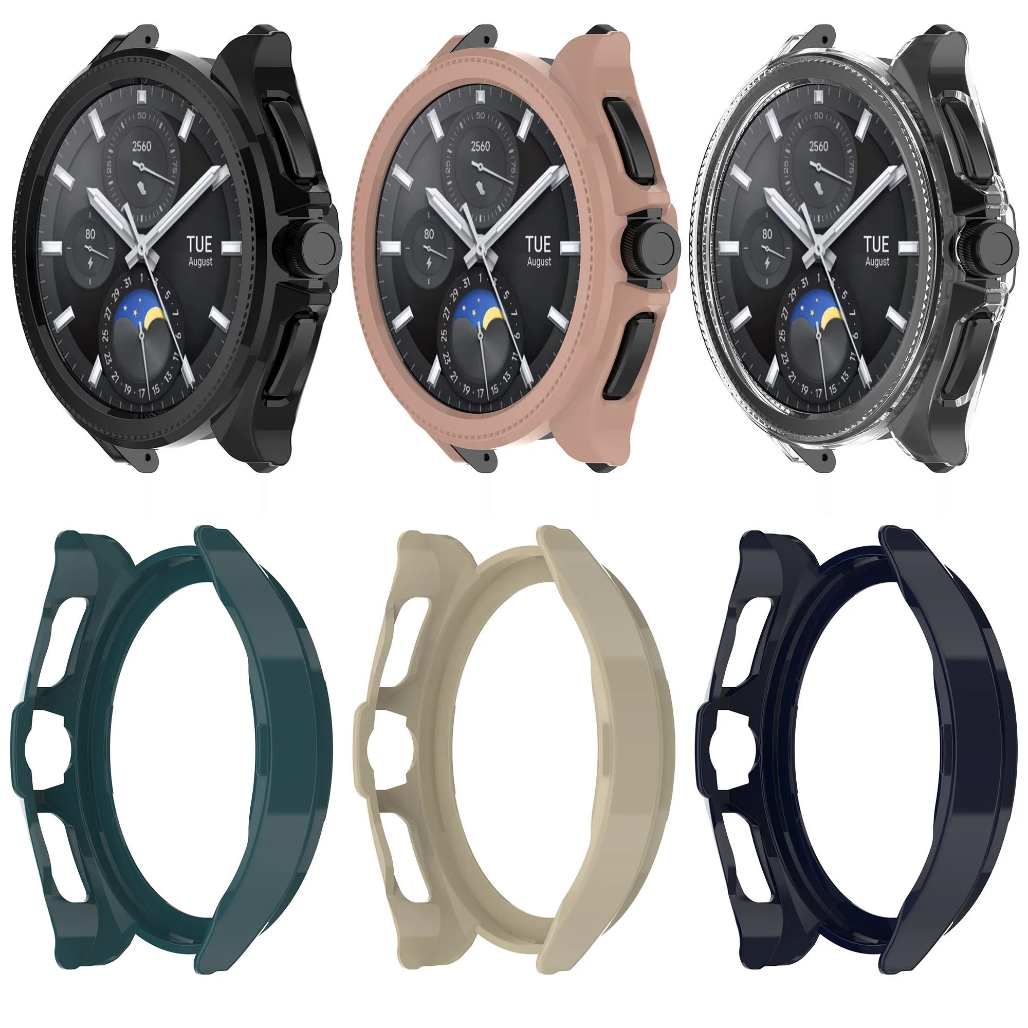 PC-Hard-Edge-Shell-Protector-Frame-Case-For-Xiaomi-Watch-2-Pro ...