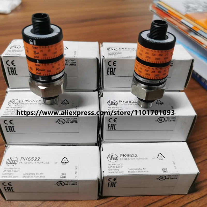 Nuevo Sensor de presión IFM Original PK6530 PK6520 PK6521 Pk6522 Pk6524 ...