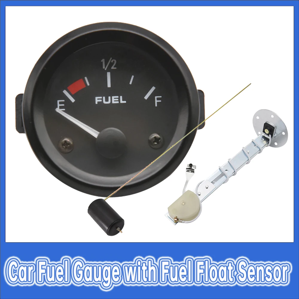 240-33ohm-52MM-Pointer-Gauge-Car-Fuel-Gauge-Car-Fuel-Gauge-White ...
