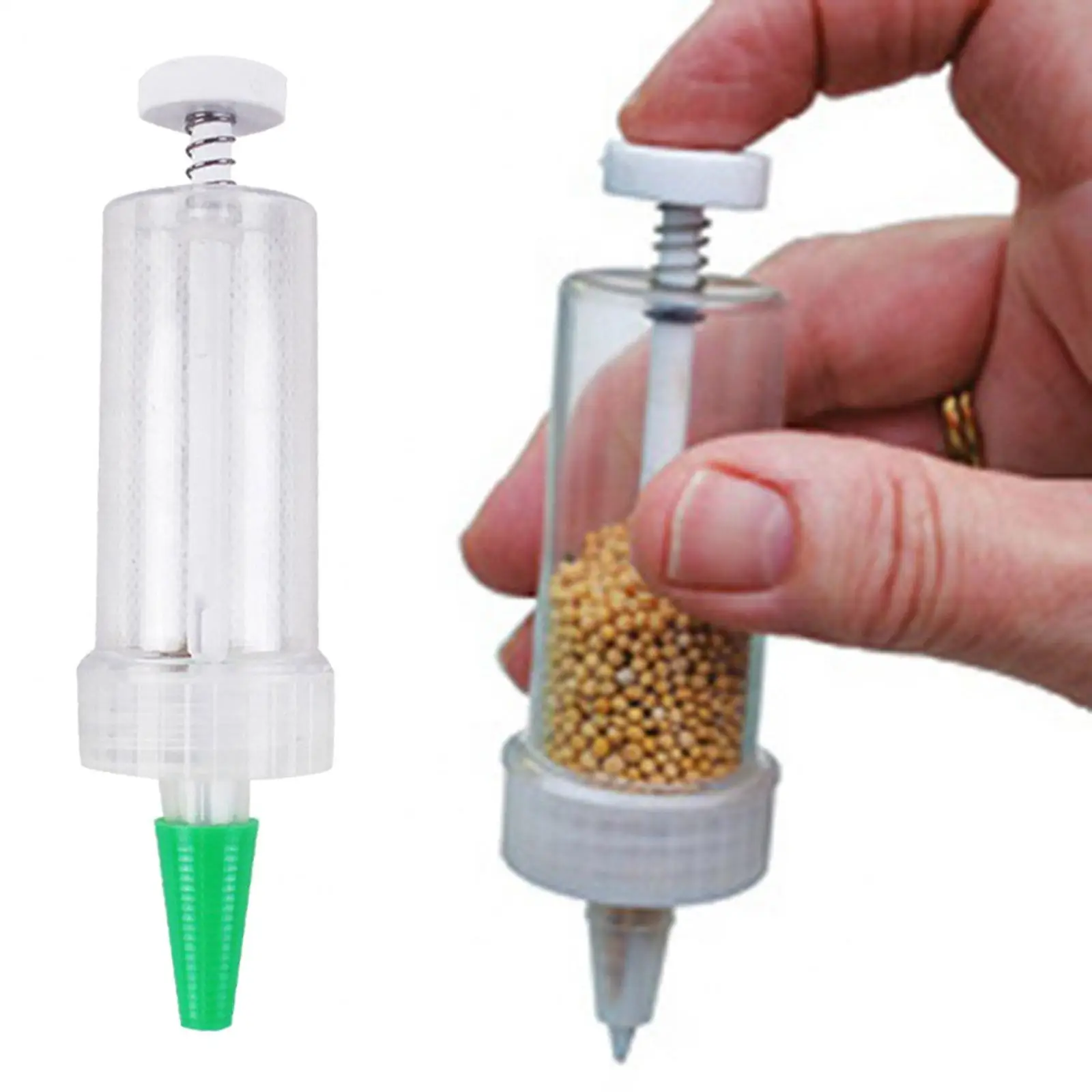 Plastic Mini Sowing Seed Dispenser Manual Planter Seeder Tool Seed ...