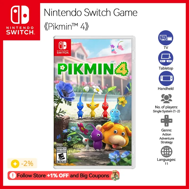 Nintendo-Switch-Pikmin-4-ofertas-de-juegos-versi-n-de-EE-UU-Para ...