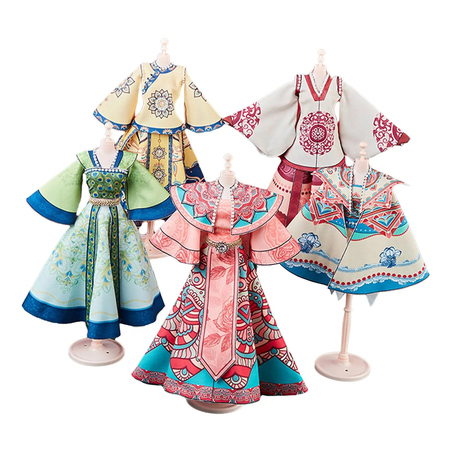 Fashion-Design-Educational-Toy-Learning-Toys-Crafts-Kits-5Pcs-Hanfu ...