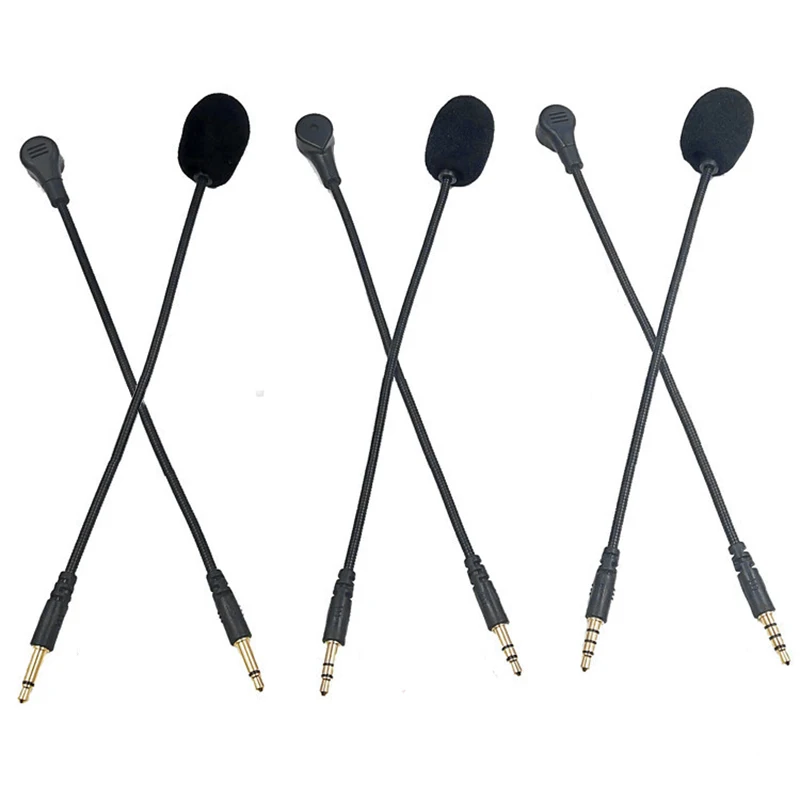 3.5mm Microphone Wired Stereo Studio Gaming Headset Mic Mini HD Voice ...