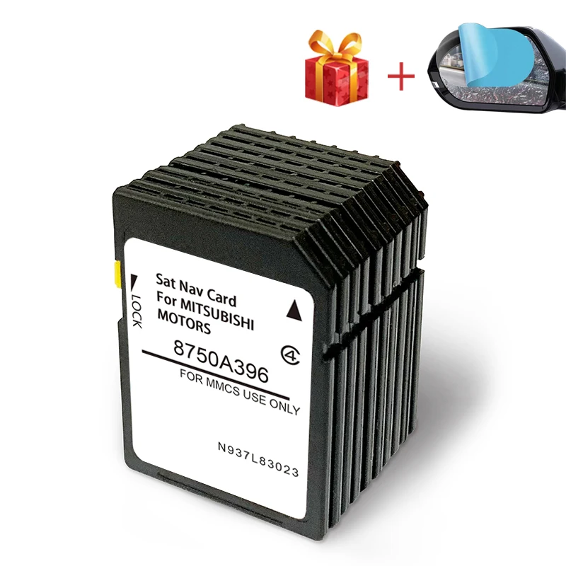 NEW Map Sat Nav 2021 Navigation SD Card For Mitsubishi Outlander Pajero ...