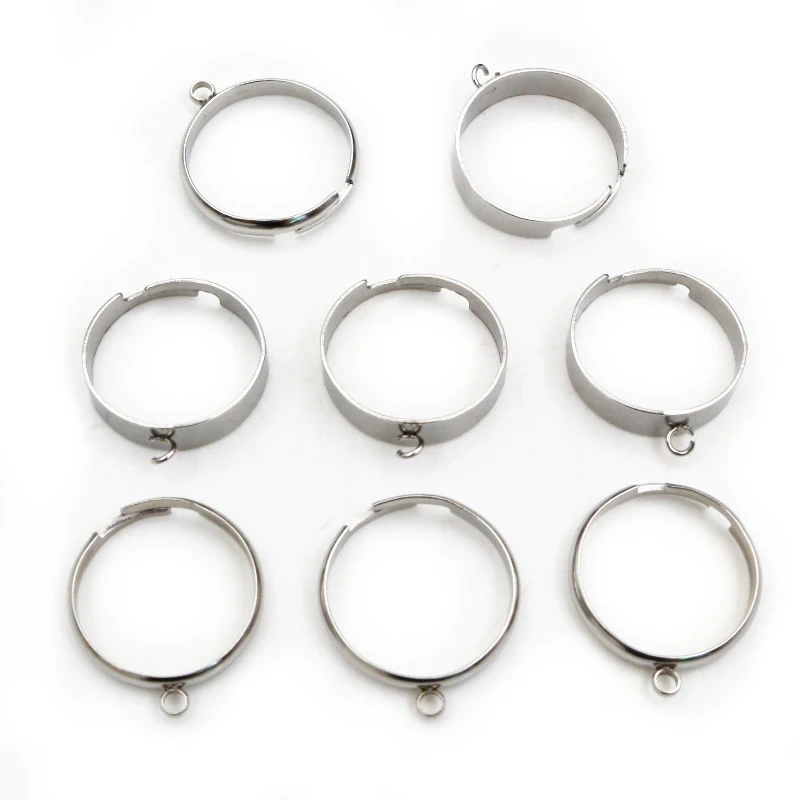 10pcs-Lot-No-Fade-Stainless-Steel-18mm-Diameter-Adjustable-Rings-Setting-with-2mm-Loop-Connector ...