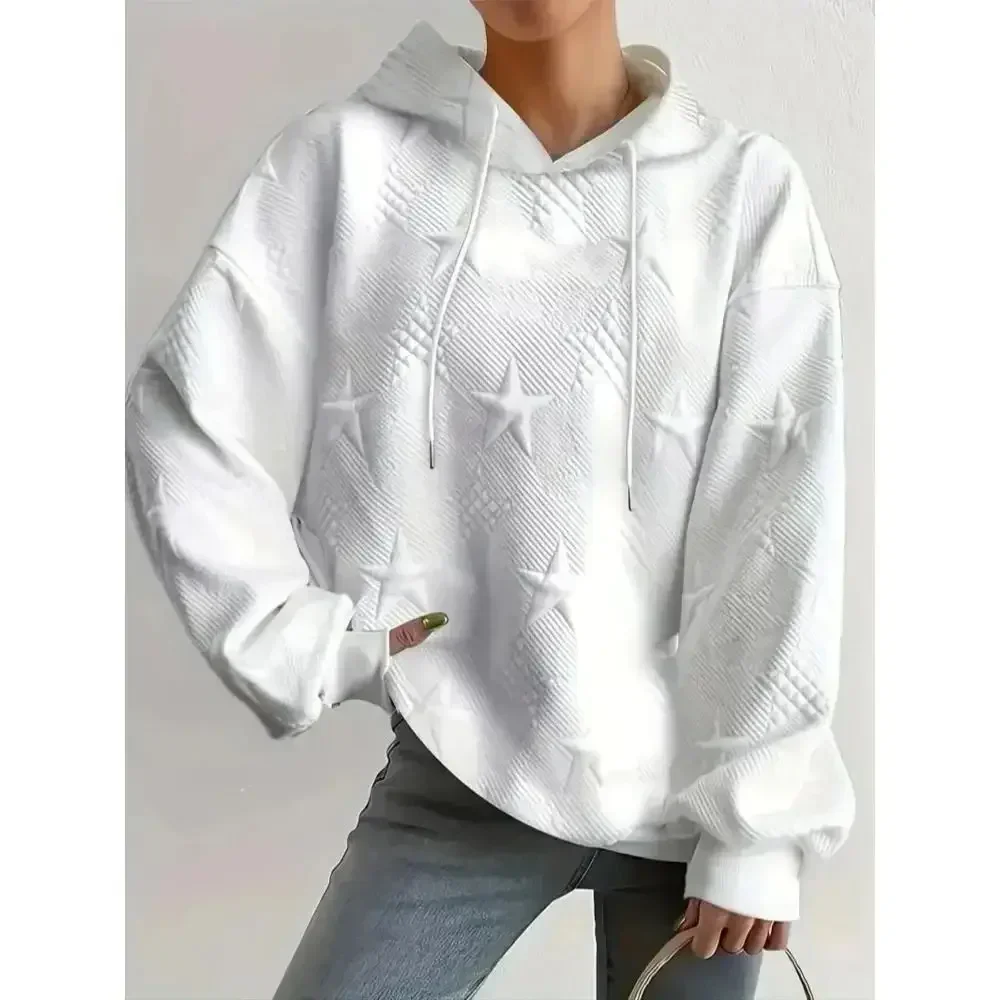 Sudadera-con-capucha-de-manga-larga-para-mujer-ropa-informal-de-talla ...