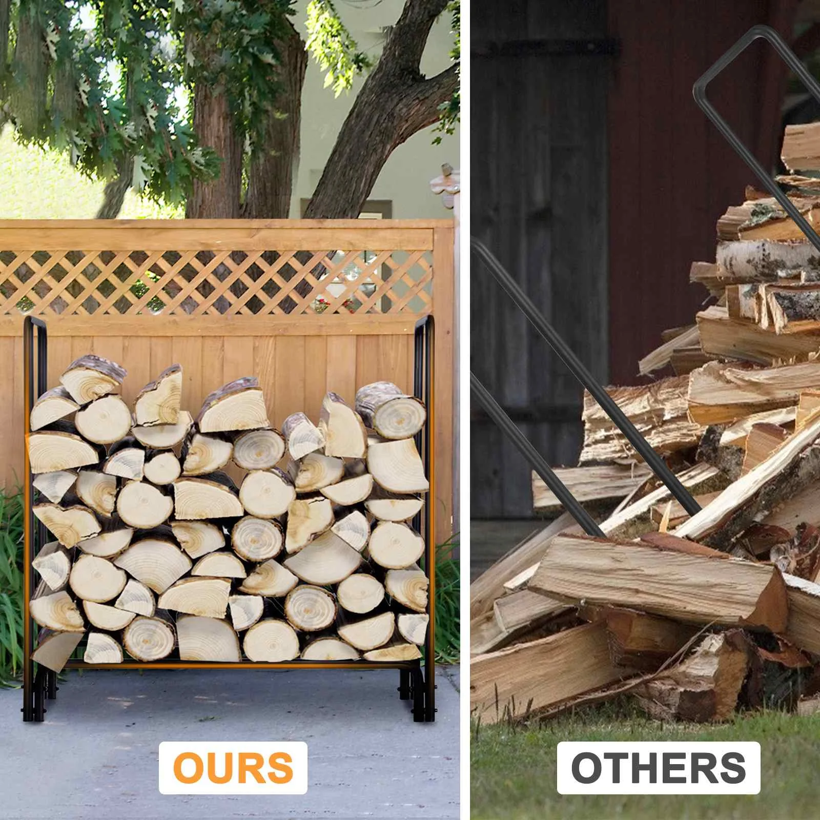 Firewood Storage Outside