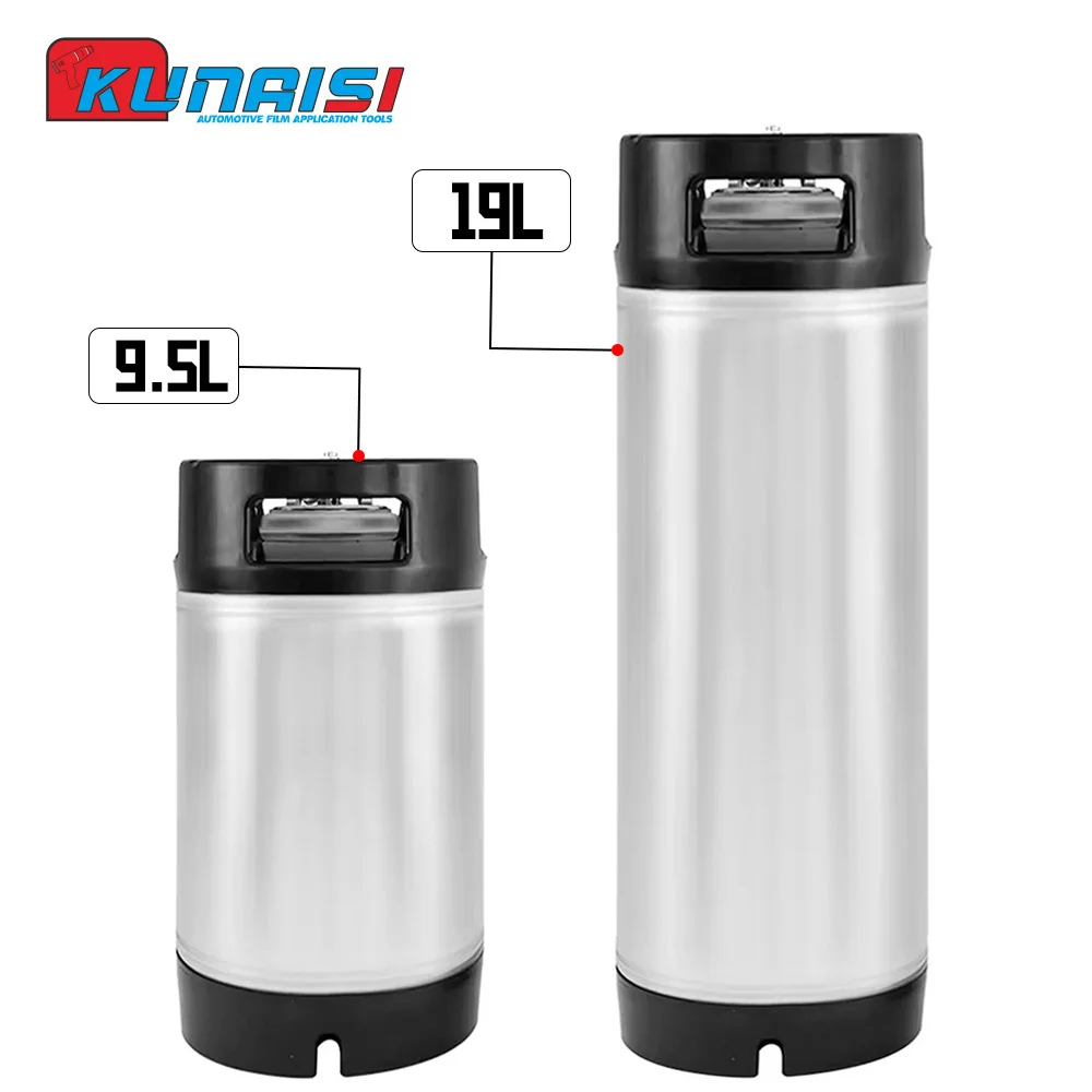 KUNAISI-19-L-9-5-L-Stainless-Steel-Car-Cleaning-Keg-Gallon-Film-Barrel ...