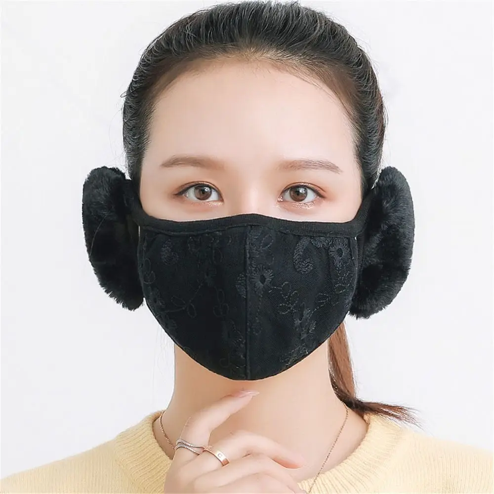 Cache-oreilles,Cache-oreilles en dentelle pour femme, cache-oreille ...