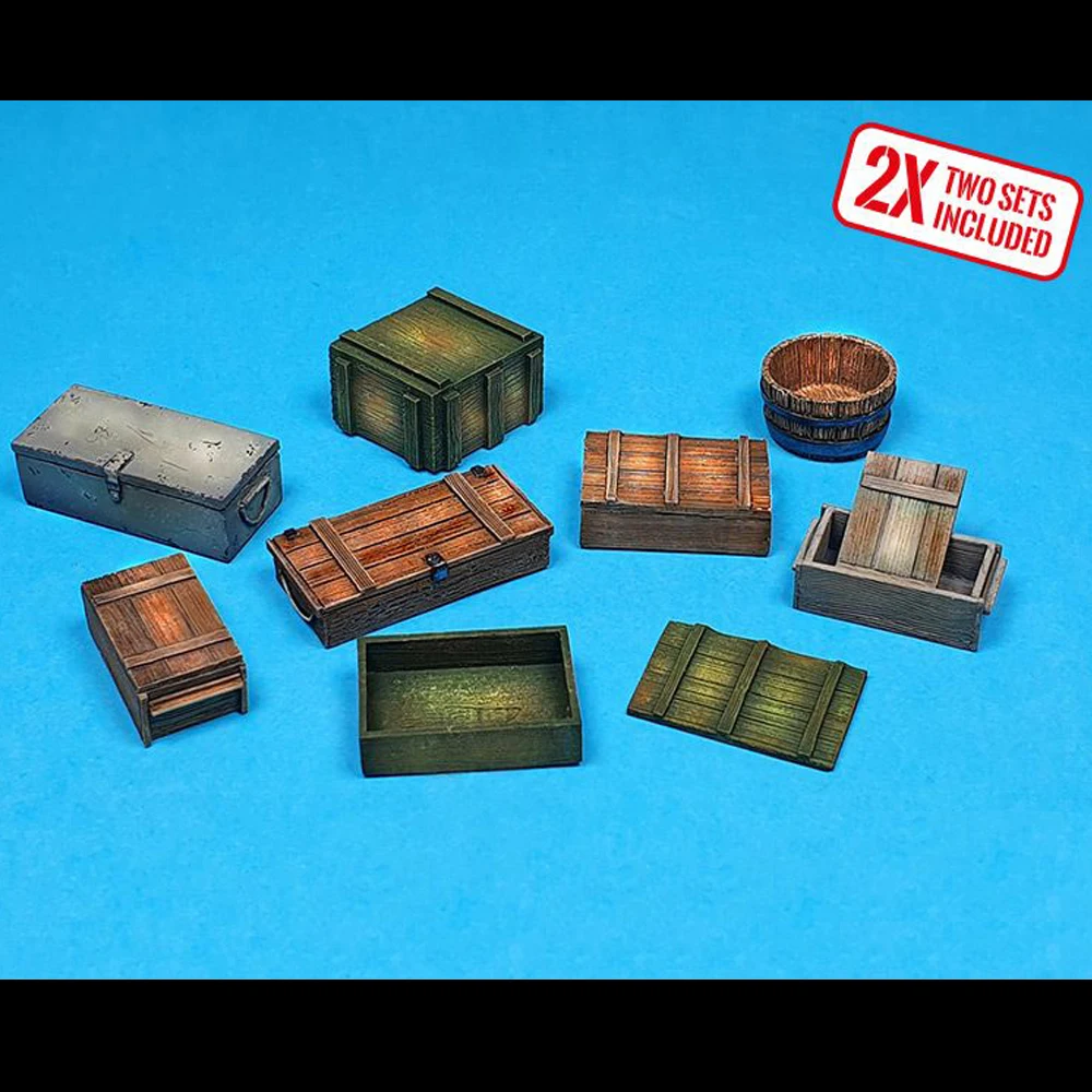 1-35-Universal-boxes-WWII-accessories-set-Resin-Model-figure-soldier ...