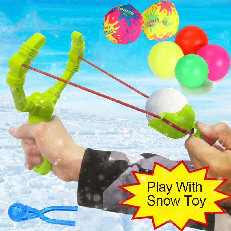 Snowball-Slingshot-with-Plastic-Ball-Snow-Maker-Clip-For-Kids-Snowflake ...