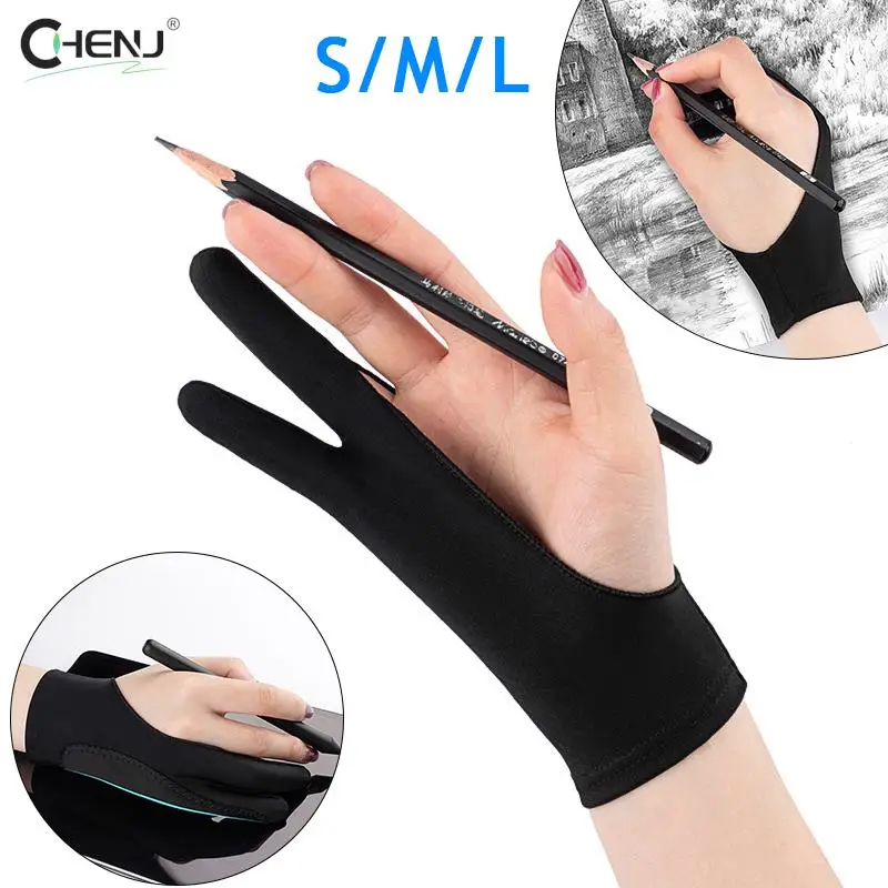 1PC-Anti-touch-Two-Finger-Hand-Painting-Gloves-For-Tablet-Digital-Board ...