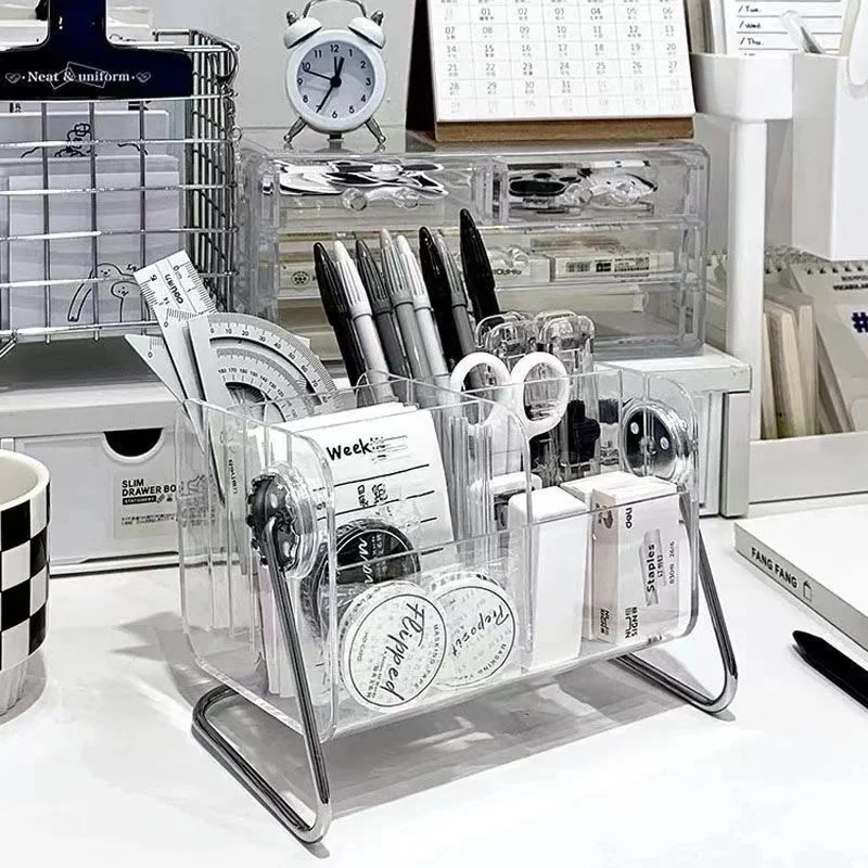 Transparent-Acrylic-Remote-Control-Storage-Box-Desktop-Storage-Rack ...