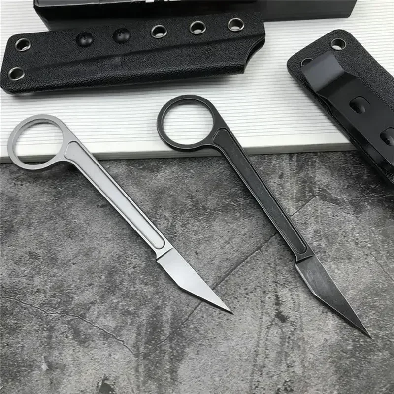 Outdoor-Mini-Neck-Knife-Fixed-Blade-EDC-Hunting-Knife-With-K-Sheath ...
